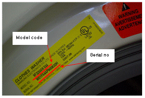 Where is the serial number on my washing machine? | Samsung Support India